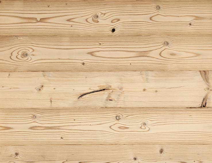 Lambris sapin thermo-traité clair - choix ABCC profil véga